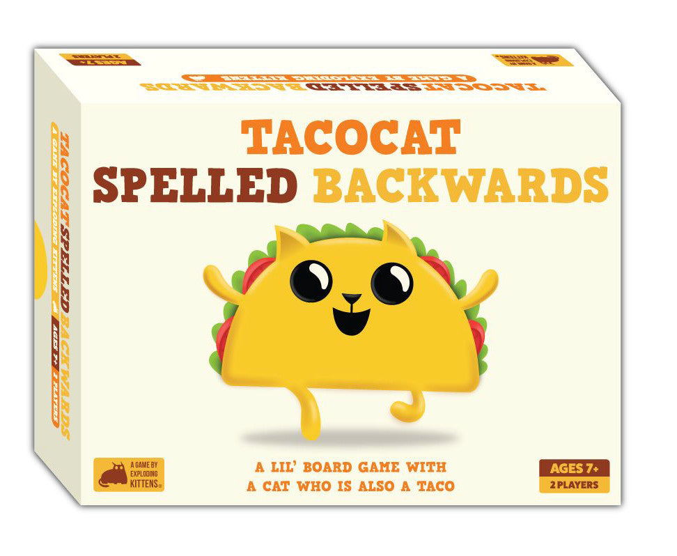 Tacocat Spelled Backwards (By Exploding Kittens) – Tabletop Games Pty Ltd