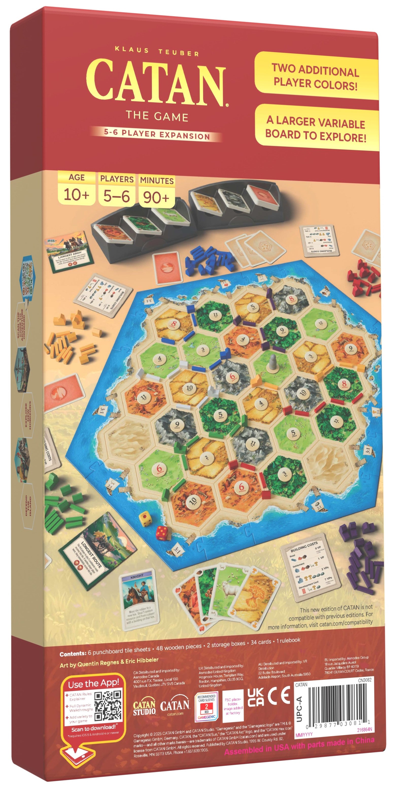 Catan (6th Edition): 5-6 Player Expansion – Tabletop Games Pty Ltd