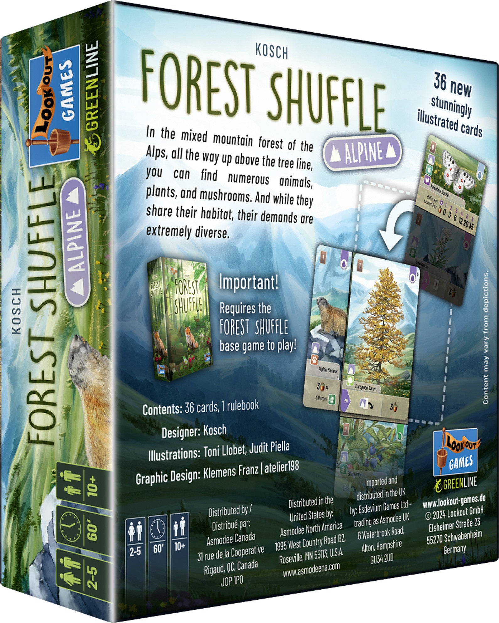 Forest Shuffle: Alpine Expansion – Tabletop Games Pty Ltd