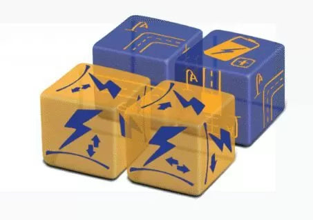 Railroad Ink: Challenge Dice - Expansion Electricity Pack – Tabletop ...