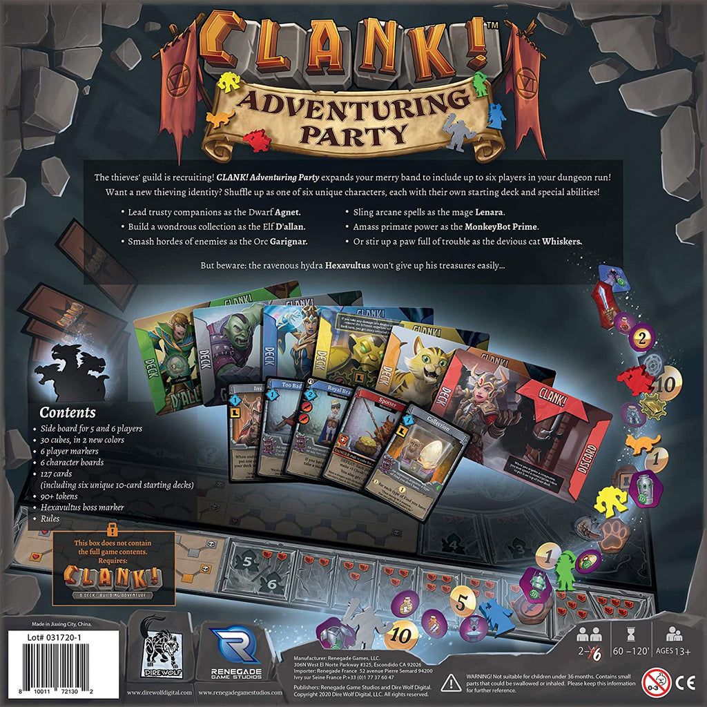 Clank! Adventuring Party – Tabletop Games Pty Ltd