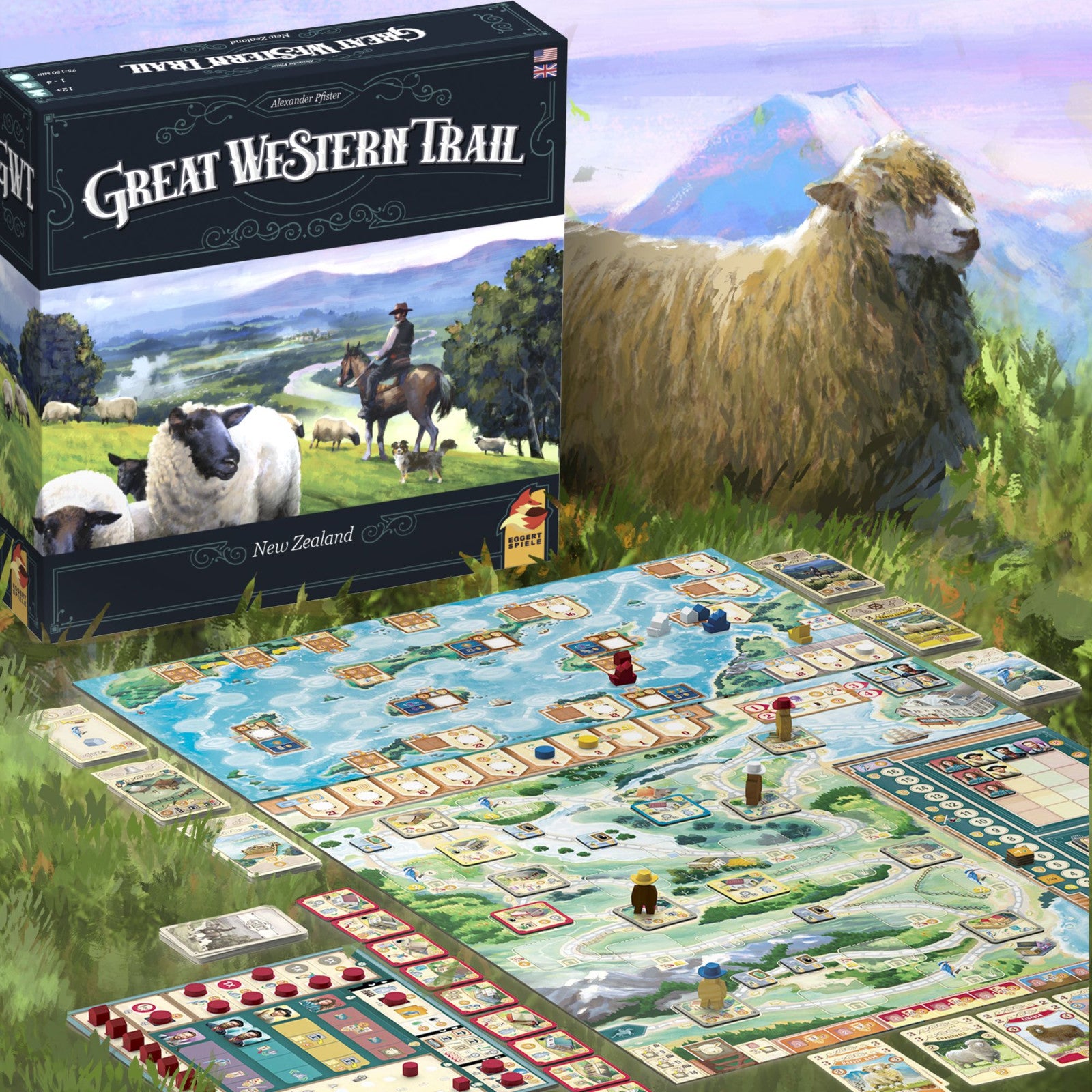 Great Western Trail: New Zealand – Tabletop Games Pty Ltd